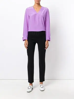 Emilio Pucci Embellished Waist Cropped Trousers