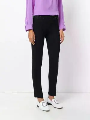 Emilio Pucci Embellished Waist Cropped Trousers