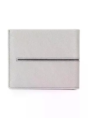 TOD'S Embossed Line Bi-fold Wallet