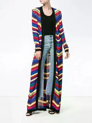 Balmain Chevron Long Cardigan