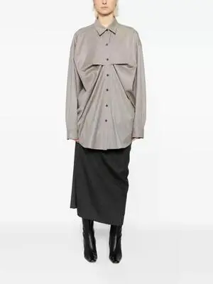 MOOHONG Pleated Shirt