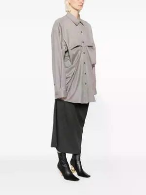 MOOHONG Pleated Shirt