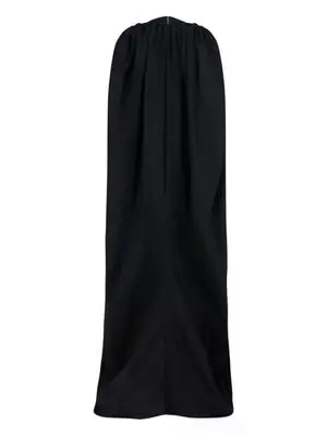 DURAN LANTINK Draped Neckline Maxi Dress