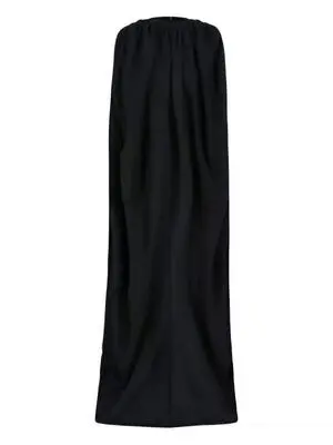 DURAN LANTINK Draped Neckline Maxi Dress