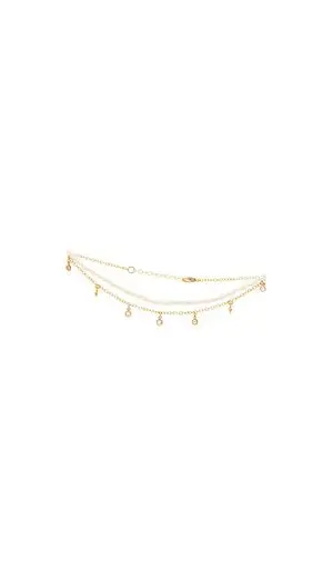 NAIIA Rose Double Anklet - Gold