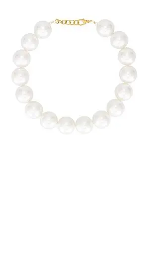 MILKWHITE Faux Pearl Necklace - White