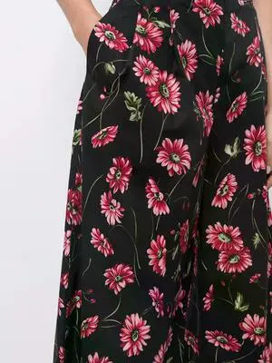 Adam Lippes Floral-print Cotton Culottes