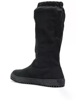 Off-White Lettering-detail Knee-high Boots
