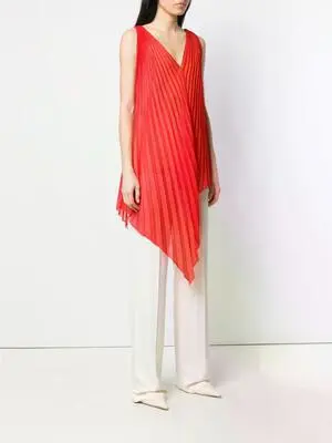 Poiret Asymmetric Pleated Top