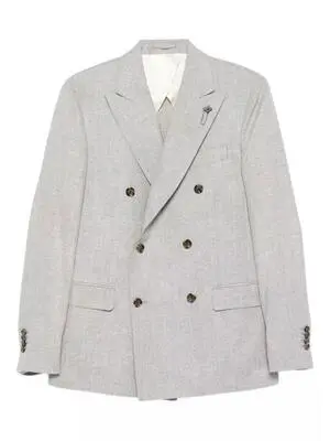 LARDINI Double-breasted Wool Suit