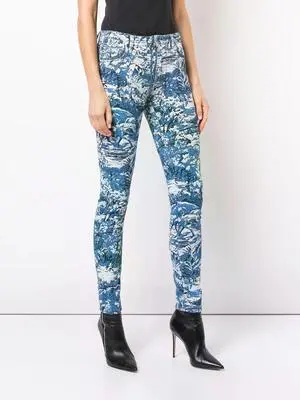 Off-White Printed Skinny Jeans