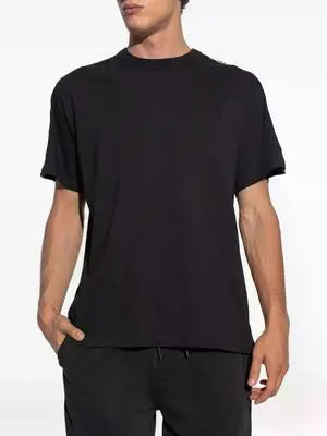 Versace Shoulder-tape T-shirt - Black