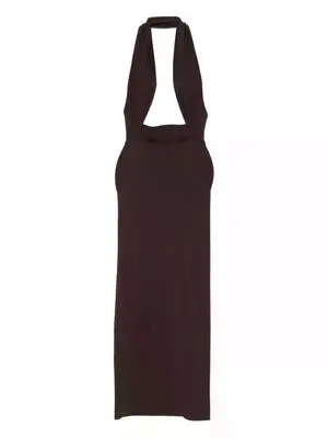 Christopher Esber Slope Halterneck Maxi Dress