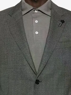 LARDINI Wool Single Breasted Suit - Grey