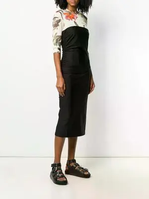 Off-White Two-layer Midi Dress