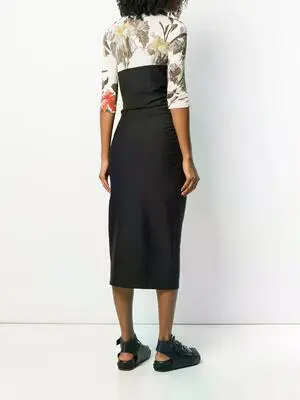 Off-White Two-layer Midi Dress