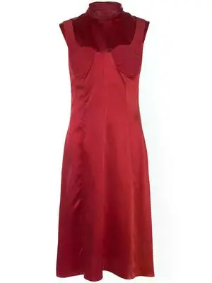 DELADA Silk Cut-out Detail Dress