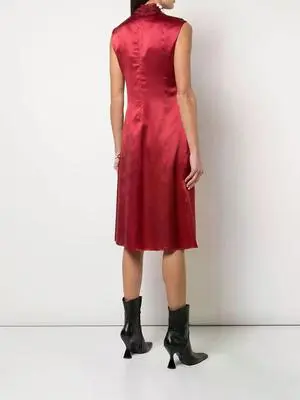 DELADA Silk Cut-out Detail Dress