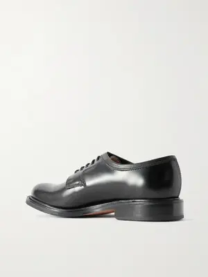 Grenson Camden Polished-leather Derby Shoes