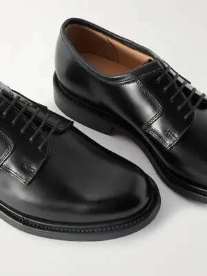 Grenson Camden Polished-leather Derby Shoes