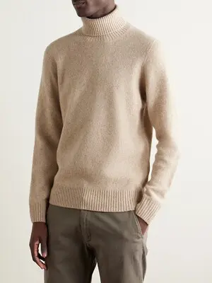 Hartford Wool Rollneck Sweater - Neutrals