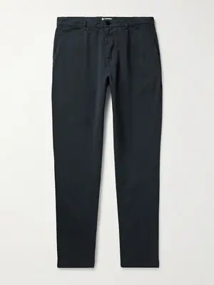 Hartford Tommy Straight-leg Cotton-twill Trousers