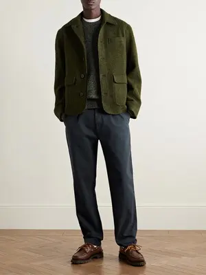 Hartford Tommy Straight-leg Cotton-twill Trousers