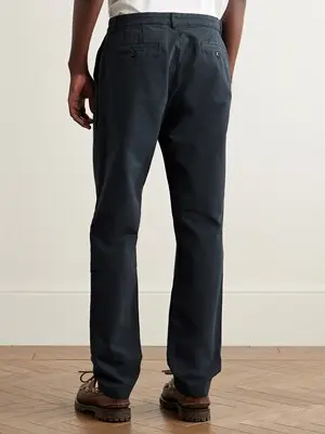 Hartford Tommy Straight-leg Cotton-twill Trousers