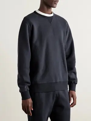 Hartford Garment-dyed Cotton-jersey Sweatshirt