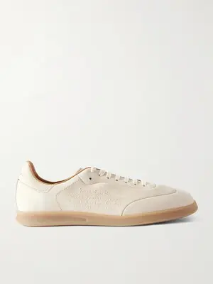 Paul Smith Bailey Logo-embossed Nubuck Sneakers - Neutrals