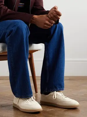 Paul Smith Bailey Logo-embossed Nubuck Sneakers - Neutrals