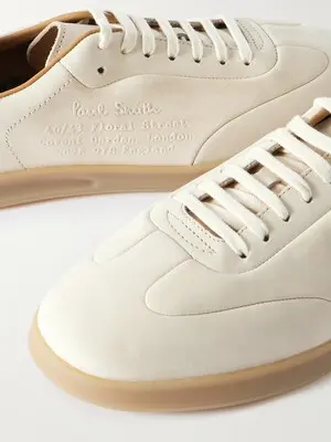 Paul Smith Bailey Logo-embossed Nubuck Sneakers - Neutrals