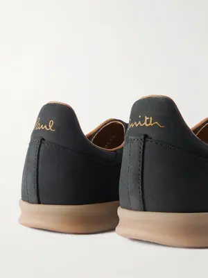 Paul Smith Bailey Logo-embossed Nubuck Sneakers - Black