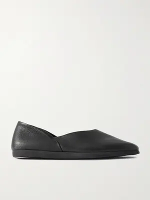 STOFFA Full-grain Leather Loafers - Black