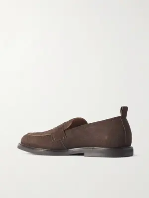 Mr P. Leo Suede Penny Loafers