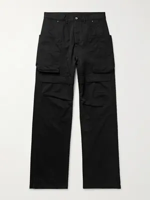 Rick Owens Stefan Wide-leg Cargo Trousers - Black