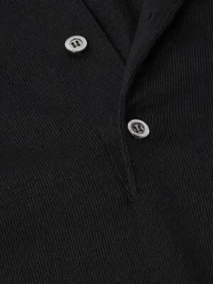 A.PRESSE Wool Polo Shirt