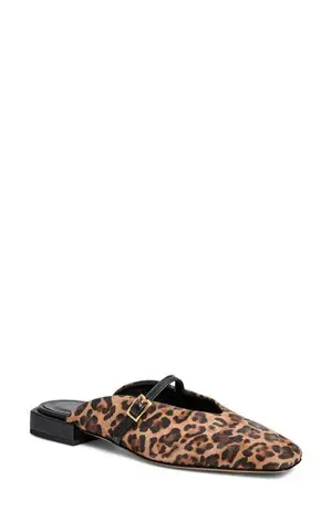 Bruno Magli Pilar Mary Jane Mule - Leopard Suede