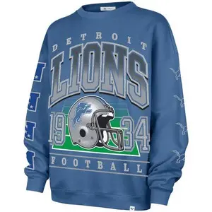'47 Detroit Lions Go Big Oversized Pullover Sweatshirt