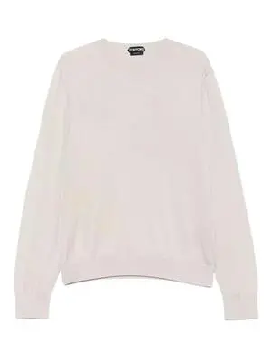 TOM FORD Crew-neck Long-sleeve Sweater - Neutrals