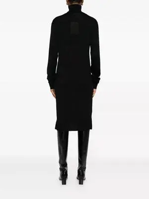 TOTEME Turtleneck Midi Dress - Black