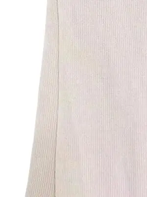 Paul & Shark Ribbed-knit Scarf - Neutrals