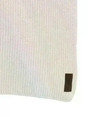 Paul & Shark Ribbed-knit Scarf - Neutrals