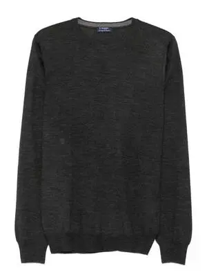 BARBA NAPOLI Long-sleeve Sweater - Grey