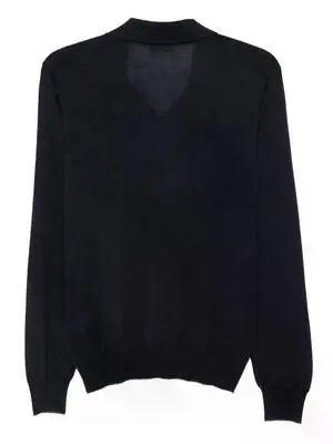 BARBA NAPOLI Polo-neck Long-sleeve Sweater