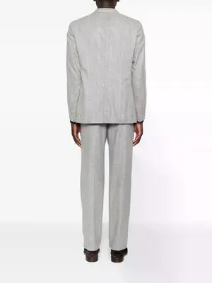 Eleventy Pinstripe Suit - Grey