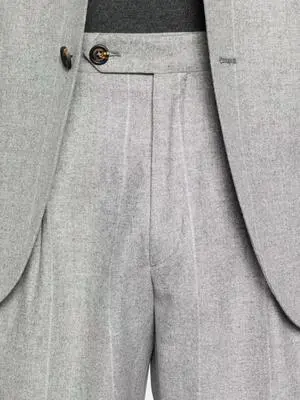 Eleventy Pinstripe Suit - Grey