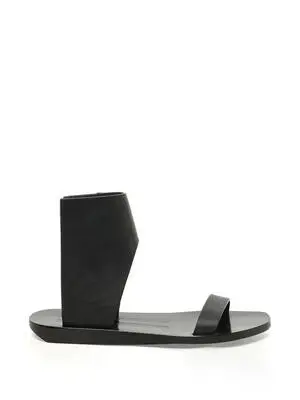 Rick Owens Leather Ankle Guard Sandals