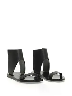 Rick Owens Leather Ankle Guard Sandals