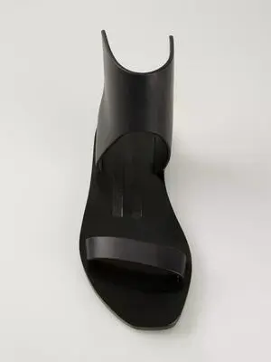 Rick Owens Leather Ankle Guard Sandals